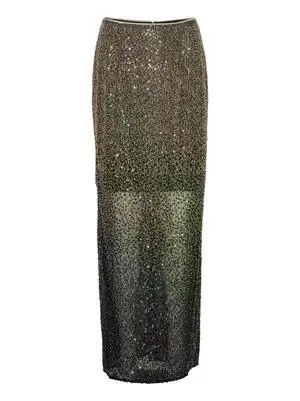 Remain Birger Christensen Beaded Maxi Skirt - Black