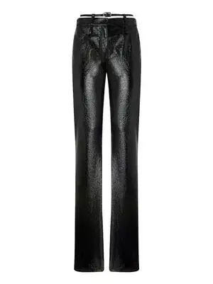Pinko Belted Trousers - Black