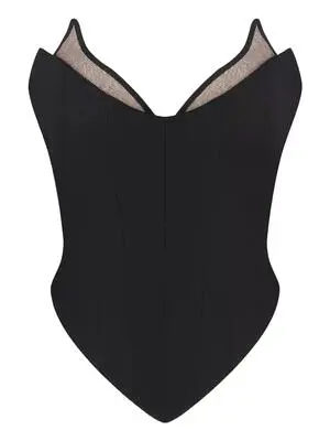 NUE Sweetheart-Neckline Bustier Top