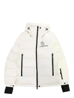 Moncler Hooded Zip-front Jacket - White