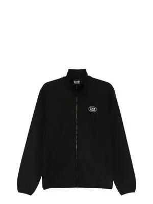 Emporio Armani Logo Zip Sweater - Black