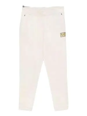 Emporio Armani Logo Trousers - Neutrals
