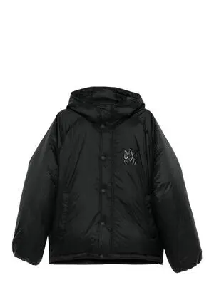 Amiri Logo-patch Hooded Jacket - Black