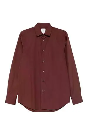 Paul Smith Signature Stripe-cuffs Shirt - Red