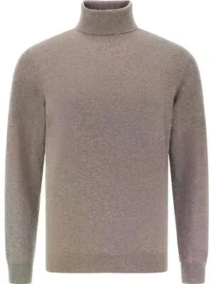 Boggi Milano Roll-neck Cashmere Sweater - Brown