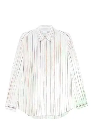 Paul Smith Signature Pinstripe Cotton Shirt - White