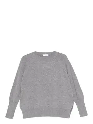 BASE Raglan-sleeve Sweater - Grey