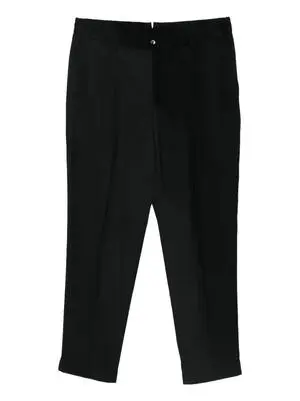 LUIGI BIANCHI MANTOVA Pleat-detail Trousers - Black
