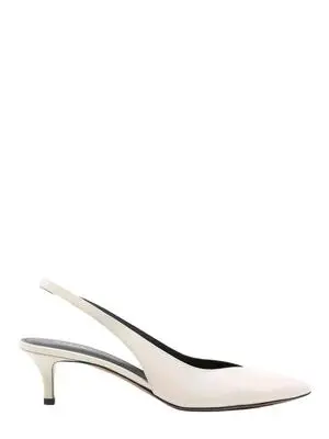 Isabel Marant Point-Toe Slingback Pumps White
