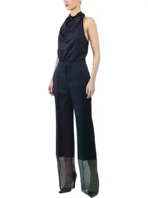 Barbara Bui Panelled Trousers - Blue