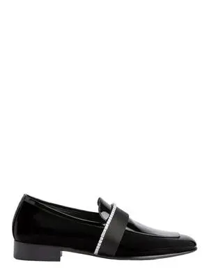 GIUSEPPE ZANOTTI Arnaud Rhinestone Embellished Loafers