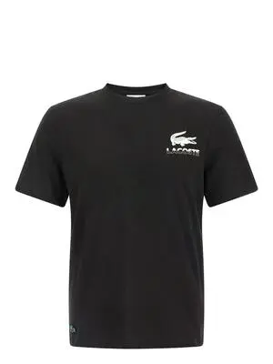 Lacoste Logo-print Cotton T-shirt - Black