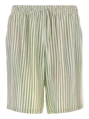 Le Kasha Striped Pattern Shorts - Blue