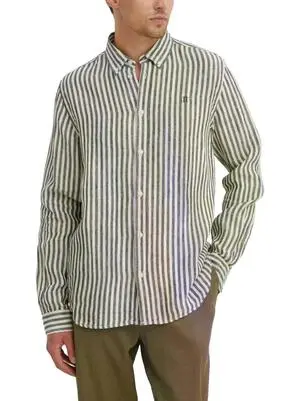 LES DEUX Striped-pattern Shirt - Blue
