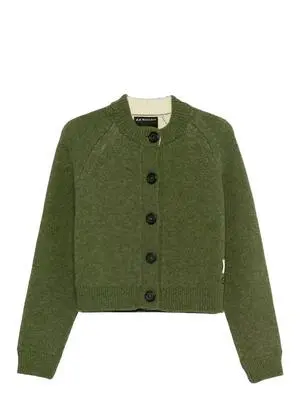 B.B. WALACE Button-front Cardigan - Green
