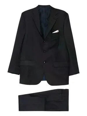 Kiton Single-breasted Suit - Blue
