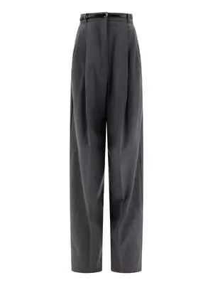 Sportmax Belted Tailored Trousers - Grey