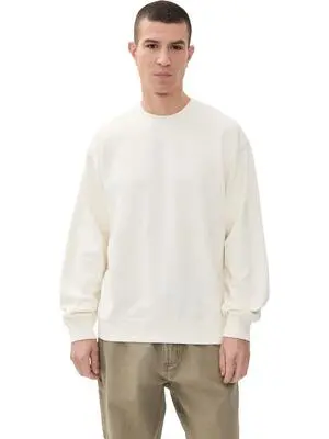 Madewell The Mccarren Midweight Crewneck Sweatshirt - Vintage Ivory