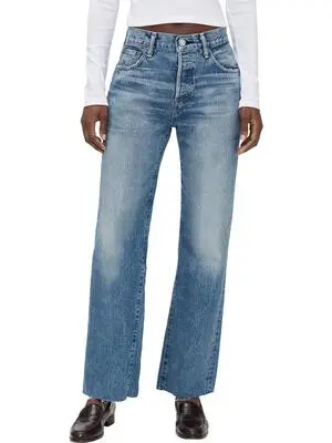 Moussy Vintage Atlantis Remake Flare Jeans - Blue