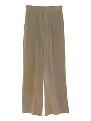 JACOB LEE Silk Trousers - Green