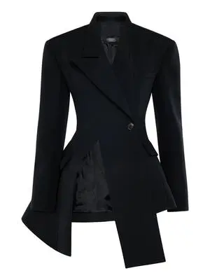 A.W.A.K.E. MODE A.W.A.K.E. MODE Asymmetrical Wool Blazer