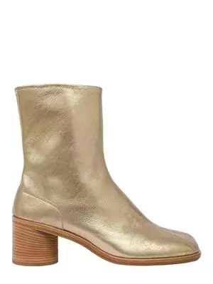 MAISON MARGIELA 60mm Tabi Ankle Boots - Gold