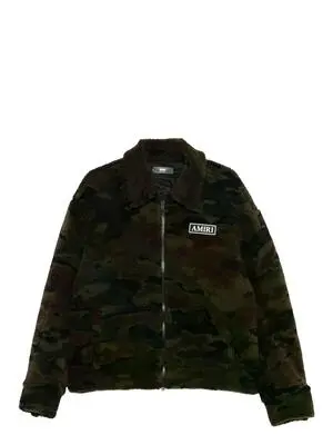 Amiri Zip-up Bomber Jacket - Green