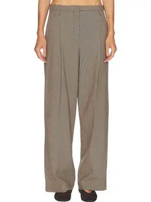 BY MALENE BIRGER Elsa Trouser - Mixed Weave Beige