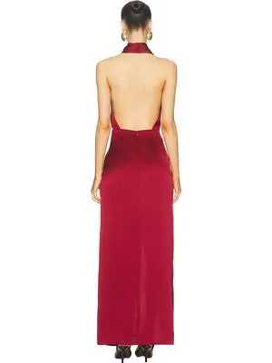 Ila Alina Maxi Dress - Burgundy