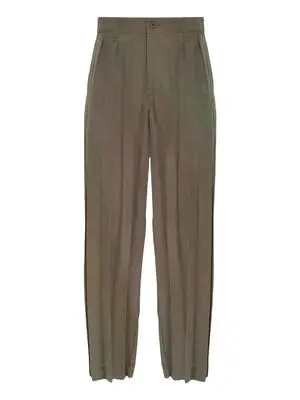 Issey Miyake Pleated Pants - Green