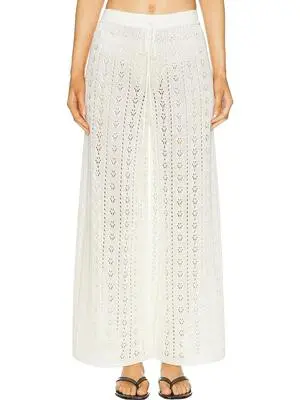 Calle Del Mar Eyelet Pant - Natural