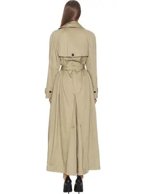 Balenciaga Cocoon Maxi Trench Coat - Explorer Beige