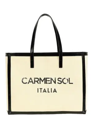 Carmen Sol Roma Tote Bag - Black