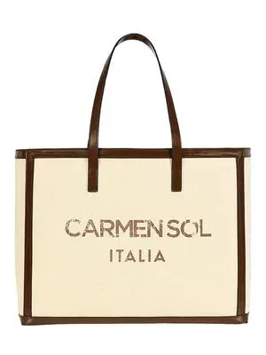 Carmen Sol Roma Tote Bag - Brown