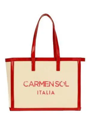 Carmen Sol Capri Tote Bag - Red