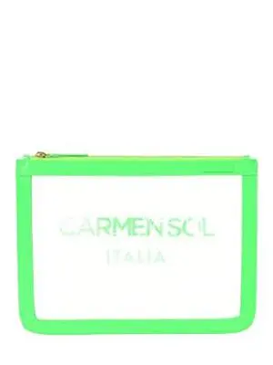 Carmen Sol Firenze Clear Pochette Neon Green