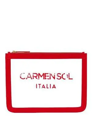 Carmen Sol Firenze Clear Pochette Red