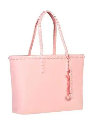 Carmen Sol CARMEN SOL Seba Studded Jelly Tote Bag Baby Pink
