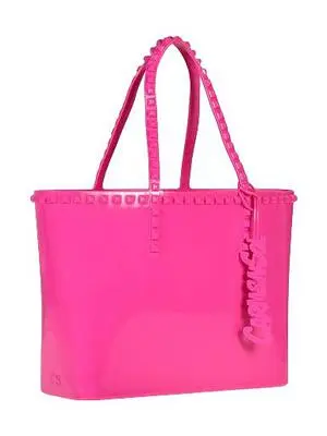 Carmen Sol Seba Studded Jelly Tote Bag - Fuchsia