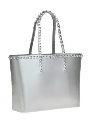Carmen Sol CARMEN SOL Seba Studded Jelly Tote Bag Silver