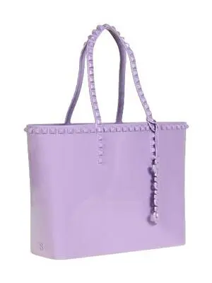 Carmen Sol Seba Studded Jelly Tote Bag - Violet