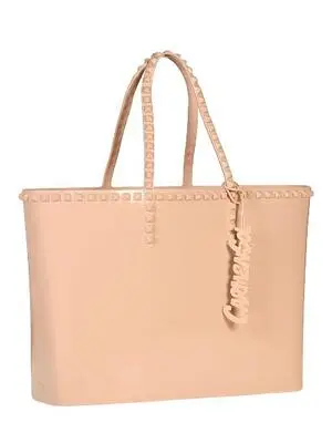 Carmen Sol Angelica Studded Tote Bag Blush
