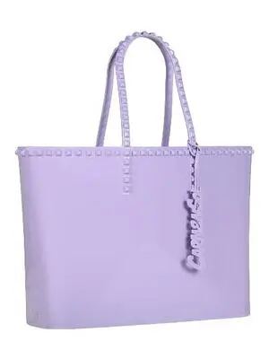 Carmen Sol Angelica Studded Tote Bag Violet