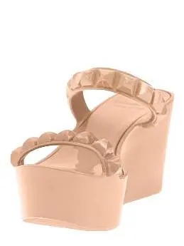 Carmen Sol Tonino Mid Wedge Pump Blush