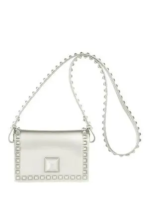 Carmen Sol CARMEN SOL Mini Graziella Tote Bag Silver