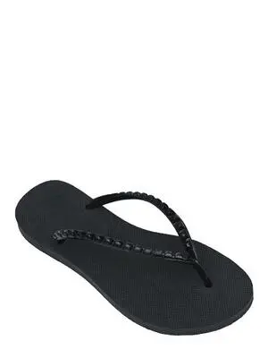 Carmen Sol Giuliana Jelly Sandal - Black