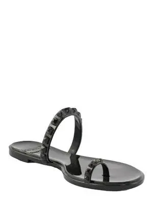 Carmen Sol Maria Jelly Sandal Black