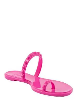 Carmen Sol Maria Jelly Sandal Fuchsia