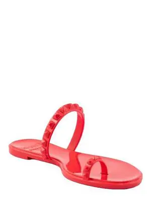 Carmen Sol Maria Jelly Sandal Red