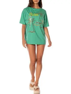MAAJI Cotton Cover-up T-shirt - Bright Green